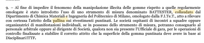 il Bat Tester è omologato ufficialmente? | Tennis-Tavolo.com